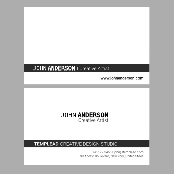 Plantilla de Simple de Tarjeta de Visita de | PosterMyWall