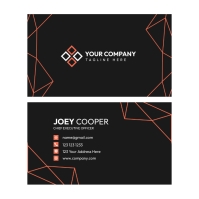 Gold Calling Card Template | PosterMyWall