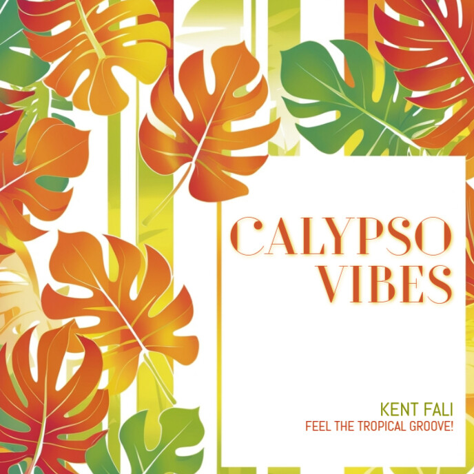 Plantilla de Calypso Vibes – Caribbean Tropical Album Cover | PosterMyWall