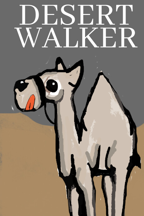 Plantilla de cAMEL iN tHE dESERT | PosterMyWall