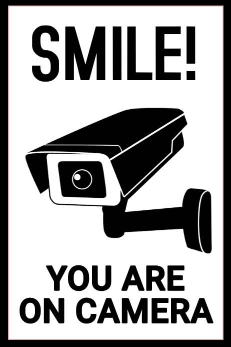 Copy of camera sign | PosterMyWall