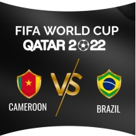 Cameroon vs Brazil Fifa World Cup Flyer Template | PosterMyWall