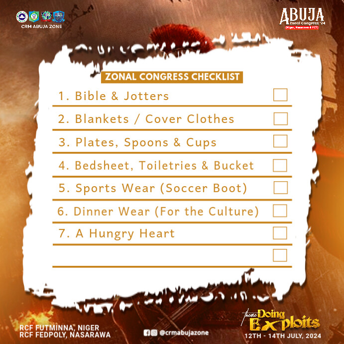 Camp checklist design online Template | PosterMyWall