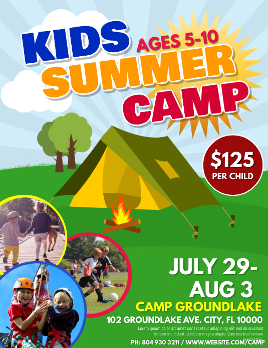 Copy of Camp | PosterMyWall