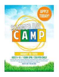 day camp Template | PosterMyWall