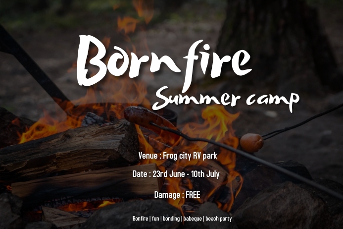 camp poster Template | PosterMyWall