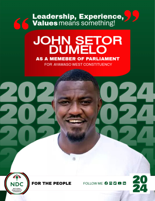 Campaign, Election Flyer Template | PosterMyWall