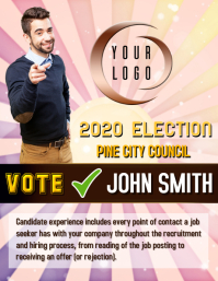 Campaign candidate Template | PosterMyWall