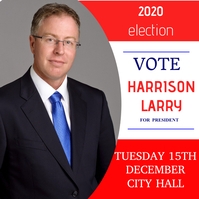 Elections 2020 blog header america president Template | PosterMyWall