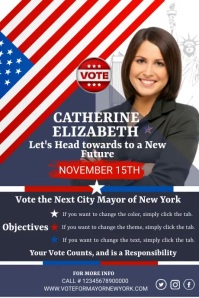 Secretary Campaign Poster Template | PosterMyWall