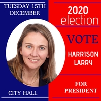 Elections 2020 blog header america president Template | PosterMyWall