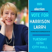 Elections 2020 blog header america president Template | PosterMyWall