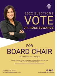 political campaign flyer Template | PosterMyWall