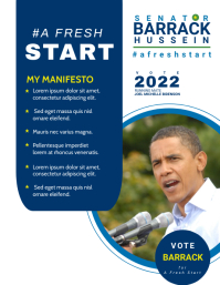 Re-Election Flyer Template | PosterMyWall