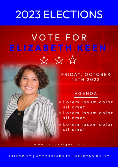 Campaign Flyer Template | PosterMyWall