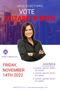 Campaign Flyer Template | PosterMyWall