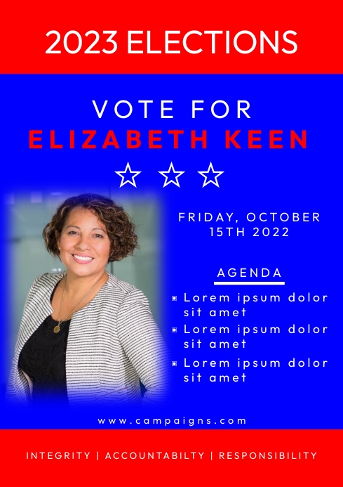 Campaign Flyer Template | PosterMyWall