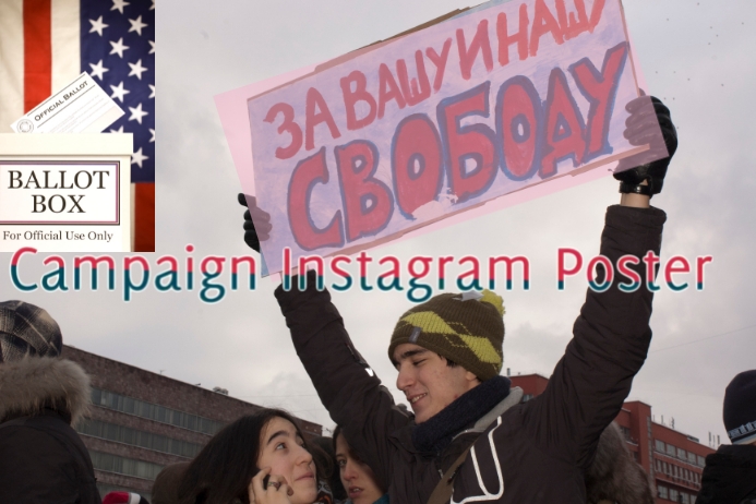 Campaign Instagram Poster Template | PosterMyWall