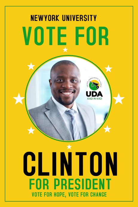 CAMPAIGN POSTER (2) Template | PosterMyWall