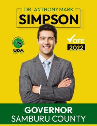 UDA campaign poster Template | PosterMyWall