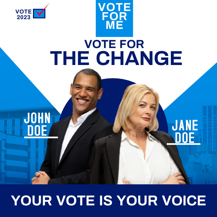 campaign poster Template | PosterMyWall