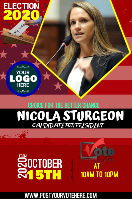 CAMPAIGN POSTER Template | PosterMyWall