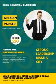 Election Campaign Poster Template | PosterMyWall