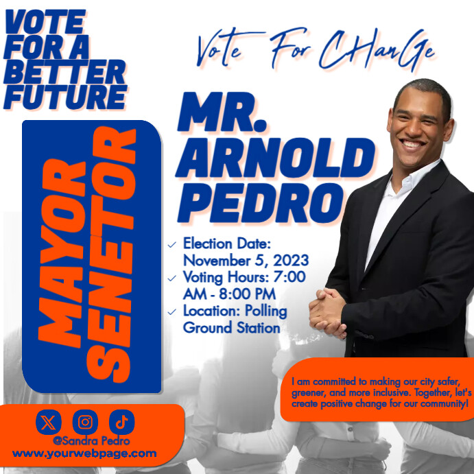 campaign poster Template | PosterMyWall