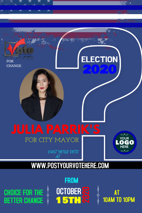 CAMPAIGN POSTER Template | PosterMyWall