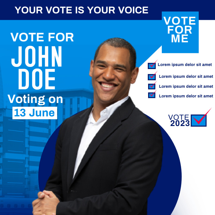 campaign poster Template | PosterMyWall