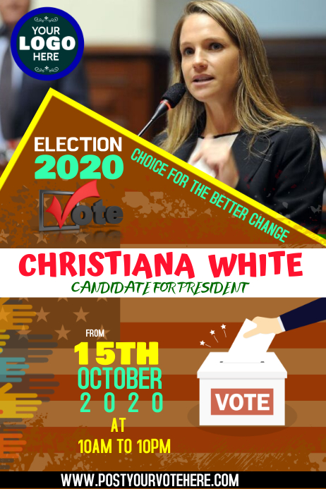 CAMPAIGN POSTER Template | PosterMyWall