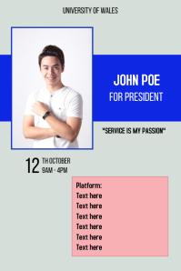 CAMPAIGN POSTER Template | PosterMyWall