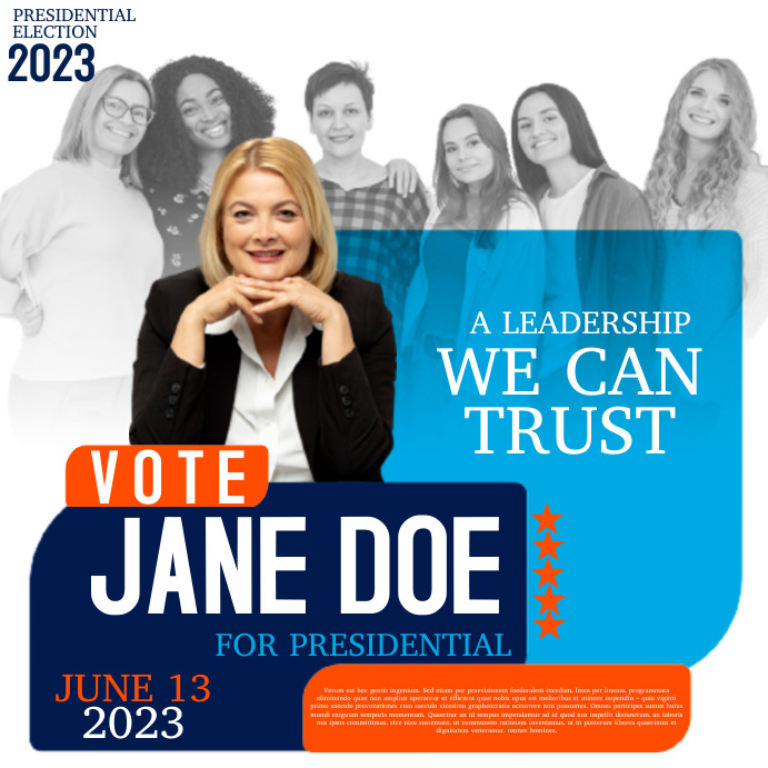 Copy of campaign poster | PosterMyWall