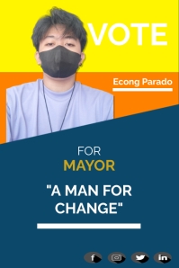 campaign poster for candidate Template | PosterMyWall