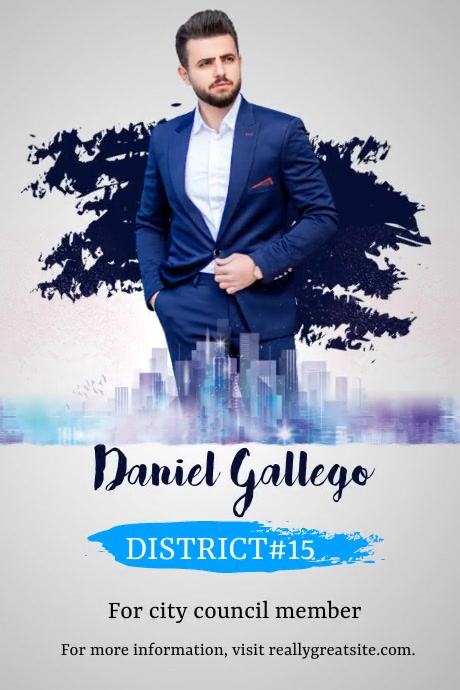 Campaign poster template | PosterMyWall