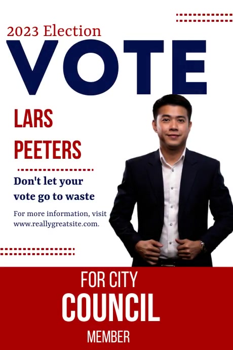 Campaign poster template | PosterMyWall