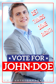 Campaign Poster - Vote For ME Template | PosterMyWall