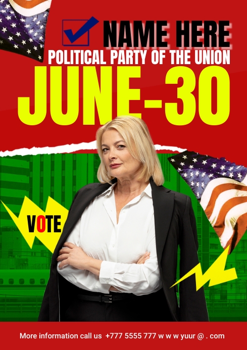 campaign posters ad design flyer Template | PosterMyWall