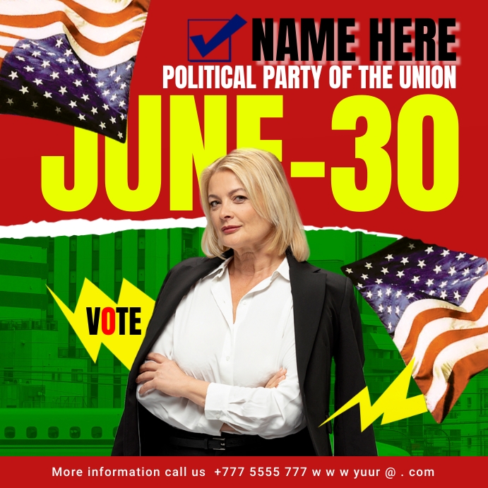 campaign posters ad design flyer Template | PosterMyWall