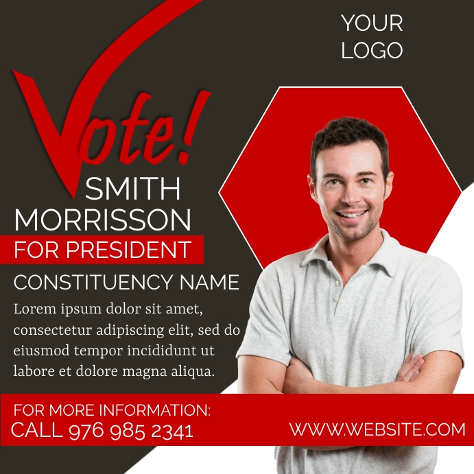 Campaign Posters Template | PosterMyWall