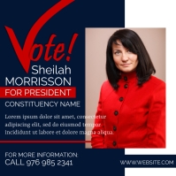 Campaign , election , vote for me template | PosterMyWall