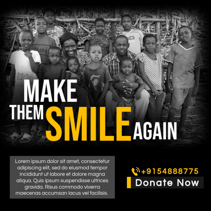 campain posters, fundraiser, social issue Template | PosterMyWall