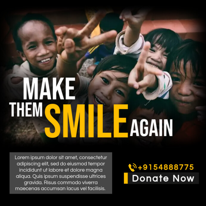 campain posters, fundraiser, social issue Template | PosterMyWall