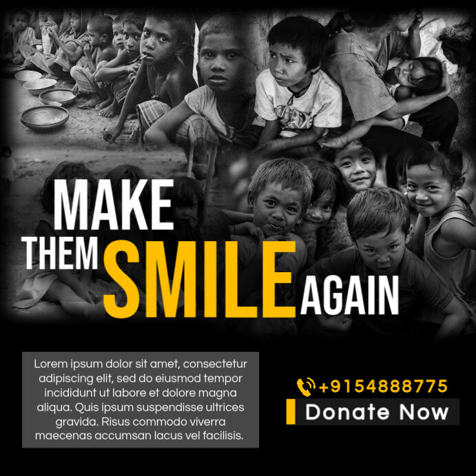 campain posters, fundraiser, social issue Template | PosterMyWall