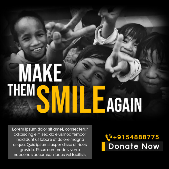 campain posters, fundraiser, social issue Template | PosterMyWall