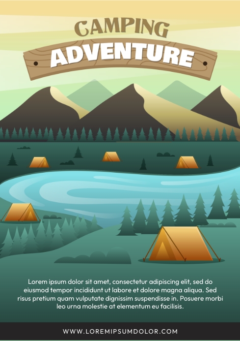 Camping Adventure Template | PosterMyWall