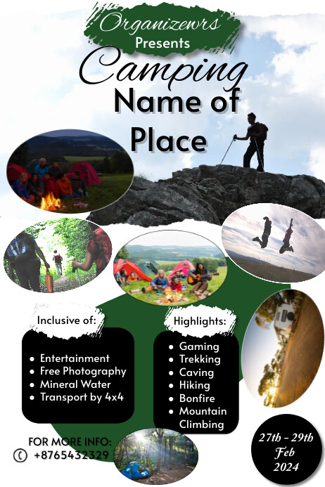 Camping Flyer Template | PosterMyWall
