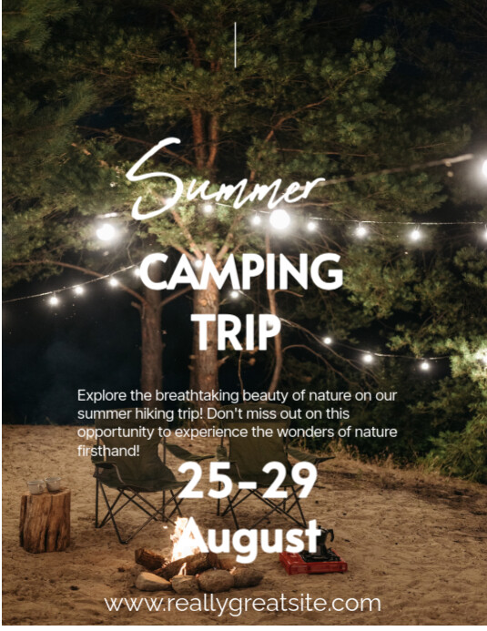 Camping Flyer Template | PosterMyWall