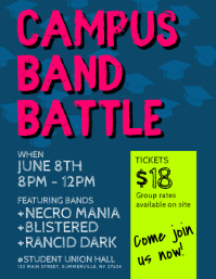 Battle of The Band Flyer Template | PosterMyWall