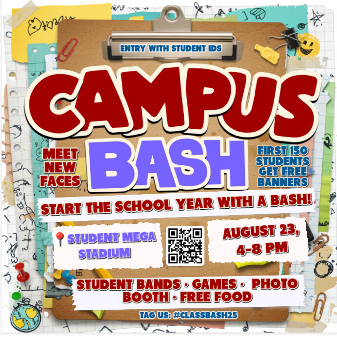 Copy of Campus Bash | PosterMyWall